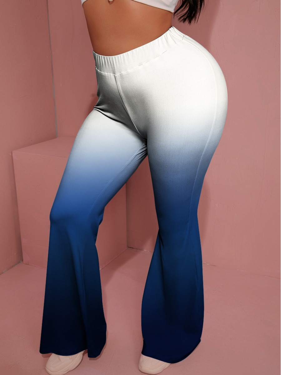 LW Gradient Flared Wide Leg Pants Sale | LovelyWholesale